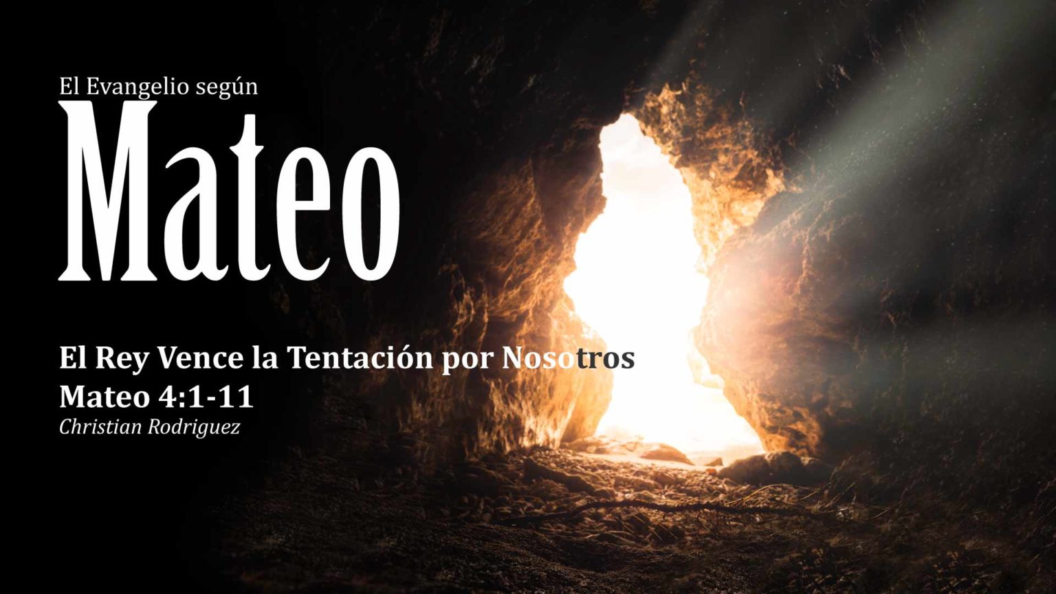 El Rey Vence la Tentación por Nosotros – Mateo 4:1-11 – Iglesia ...